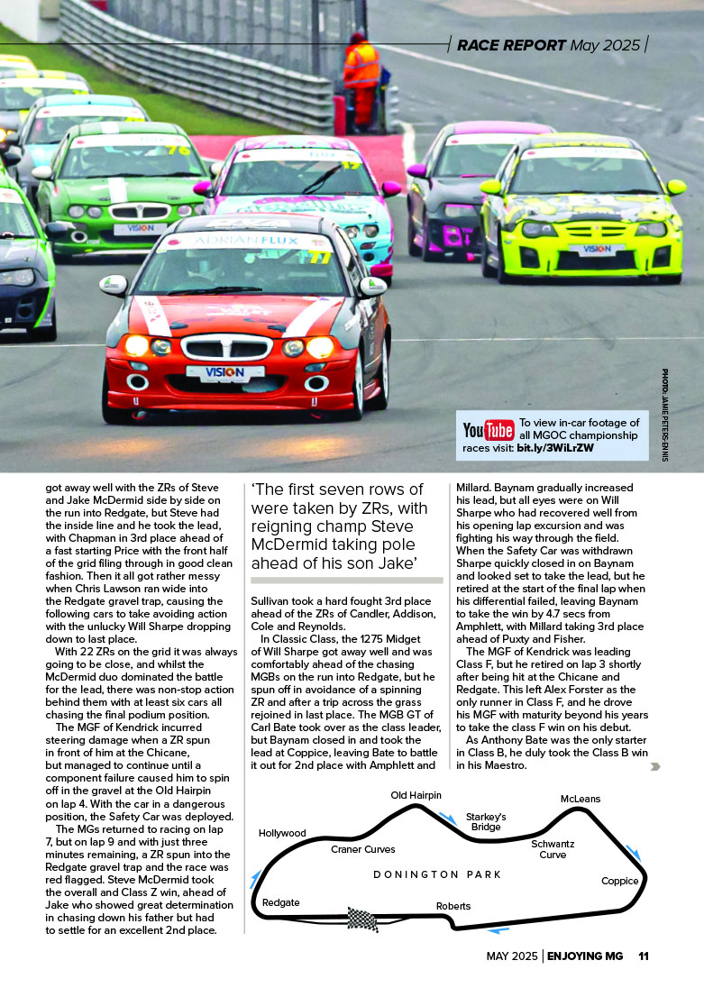 MGOC CHAMPIONSHIP MAY 2025 | The MG Owners' Club